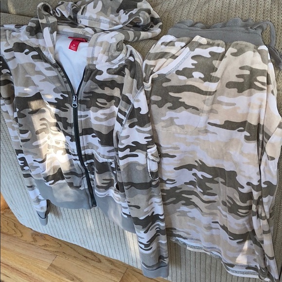 Mossimo Supply Co. | Pants & Jumpsuits | Velour Camouflage Sweatsuit ...